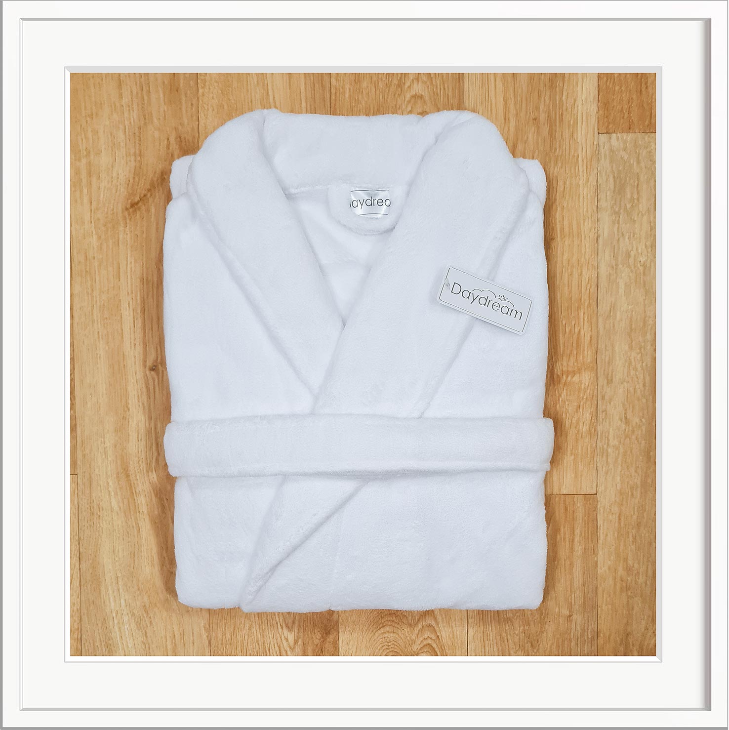 Adult White Bathrobe - Daydream (Jack & Jill Fashions)