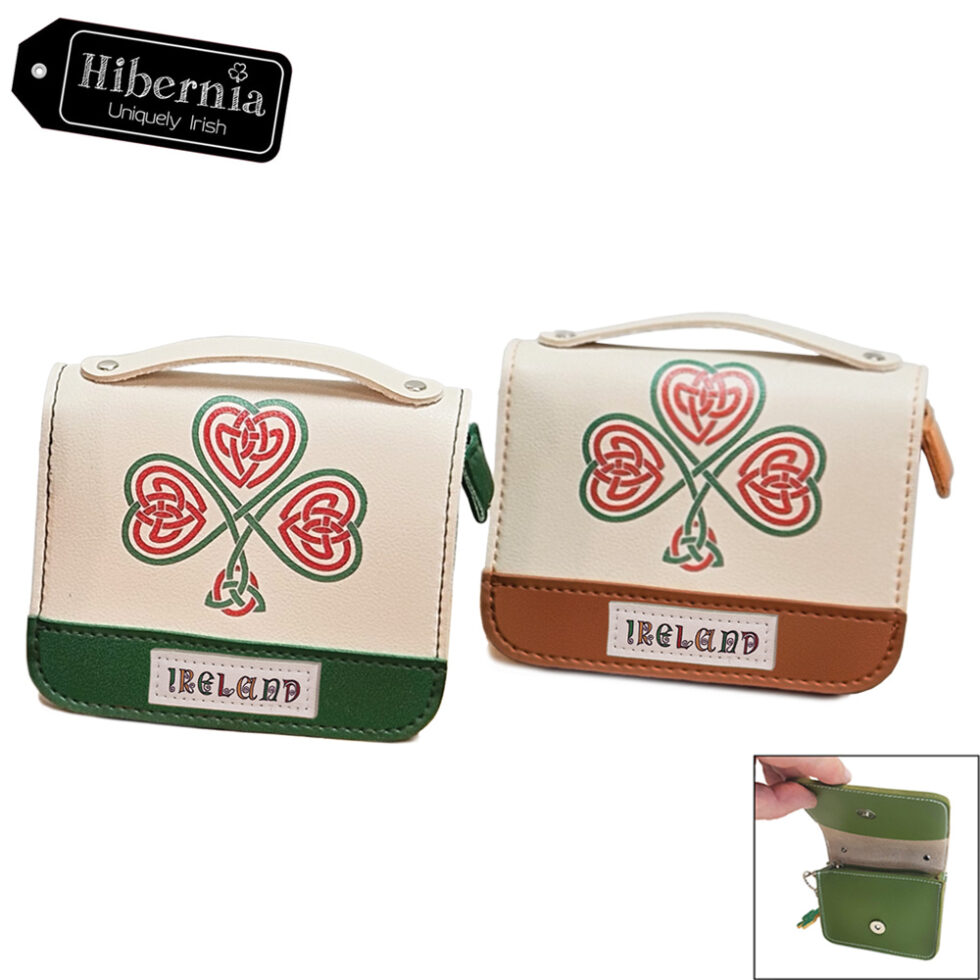 Small Faux Leather Celtic Purse