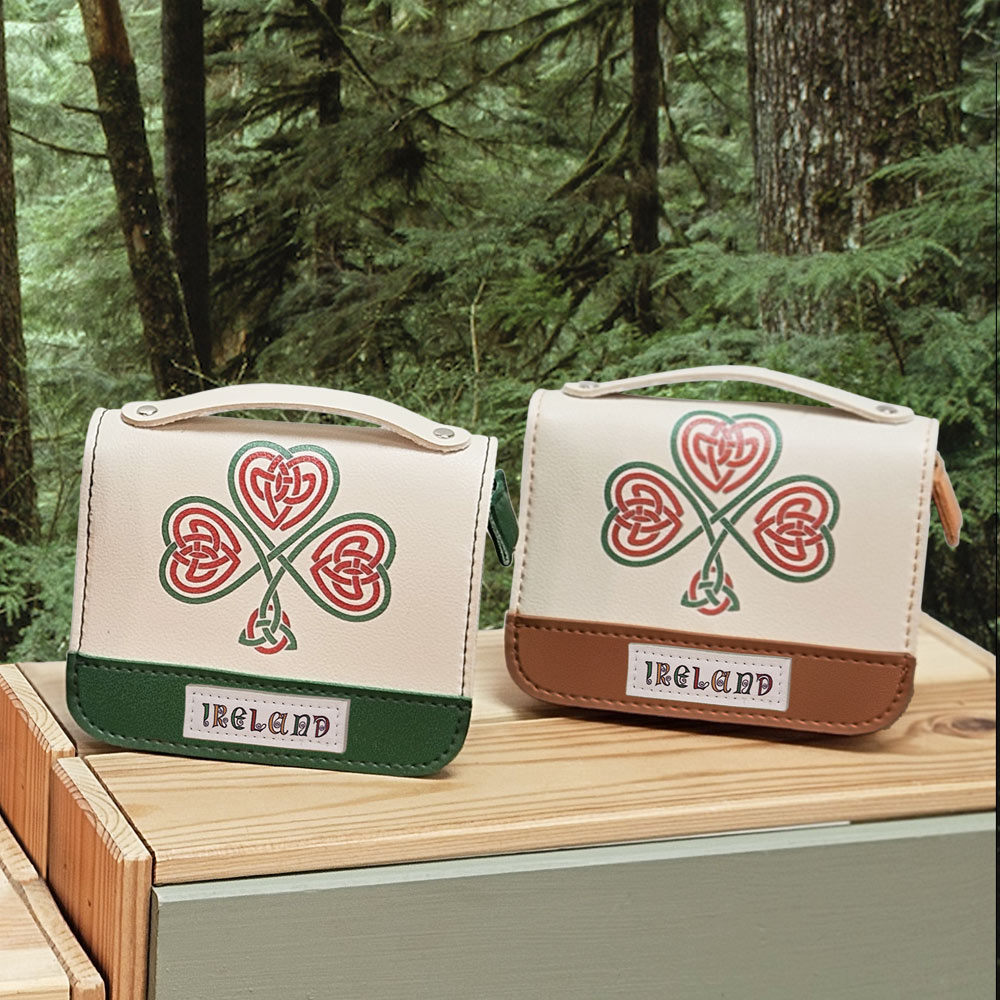 Small Faux Leather Celtic Purse